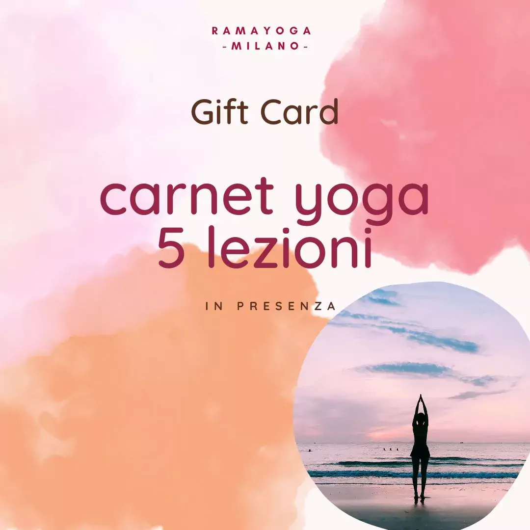 GIFT CARD CARNET 5 LEZIONI DI YOGA - RAMAYOGA